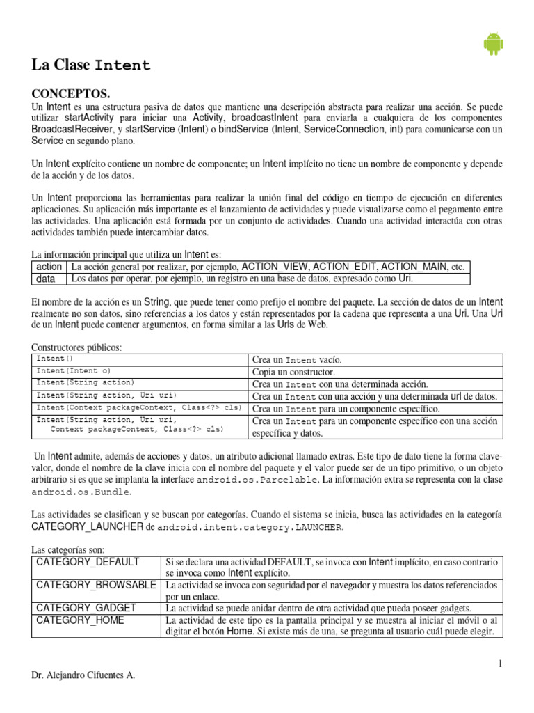 Moviles Class Intent | PDF | División (Matemáticas) | Software