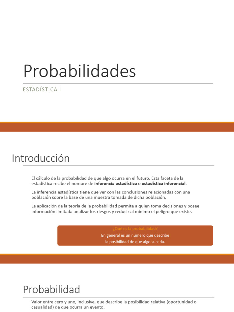 Probabilidades | Descargar gratis PDF | Probabilidad | Teoría de probabilidad