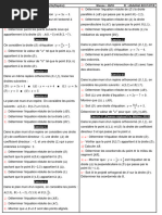 Examens régionaux maths 3ème 2025 | PDF | Algèbre | Géométrie