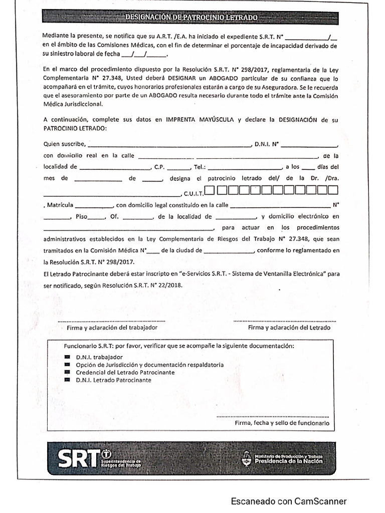 CCMM Designa Patrocinio Letrado | PDF