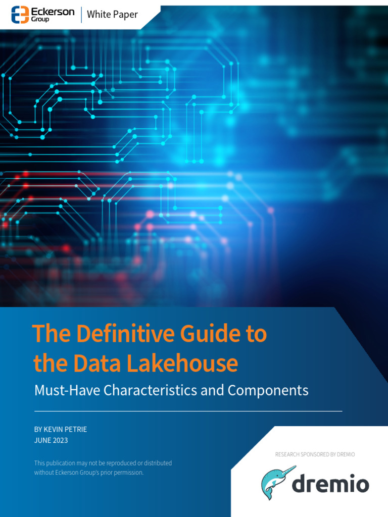 WP Dremio Definitive Guide To The Data Lakehouse | PDF | Cloud Computing | Business Intelligence