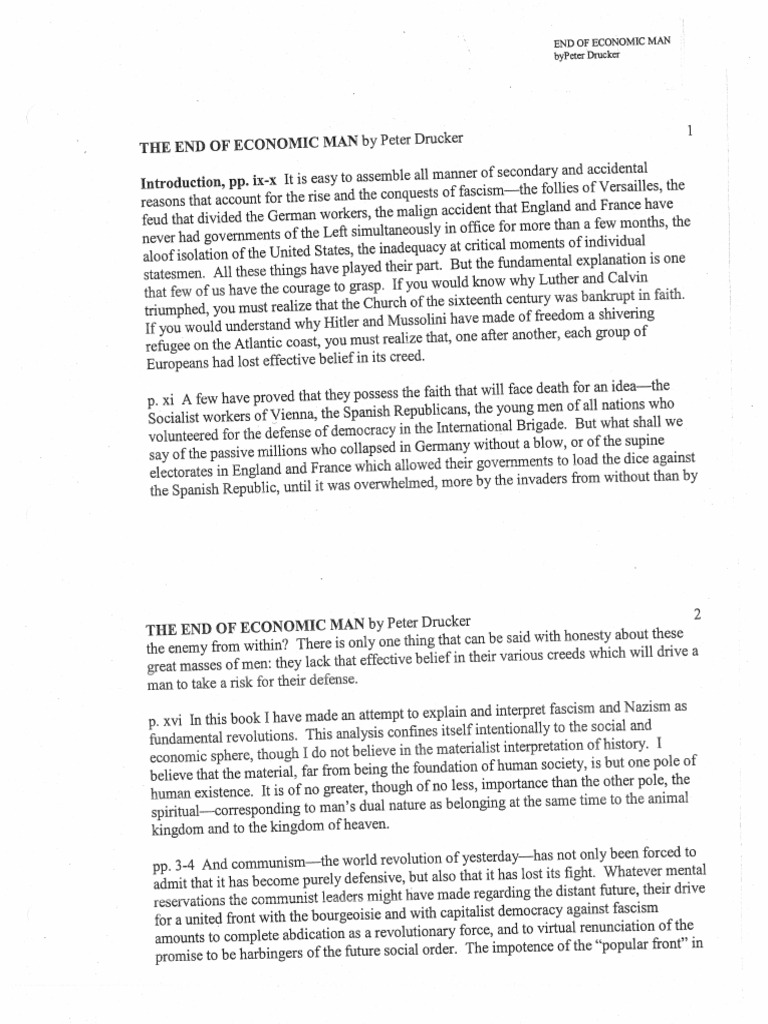 The End of Economic Man | PDF