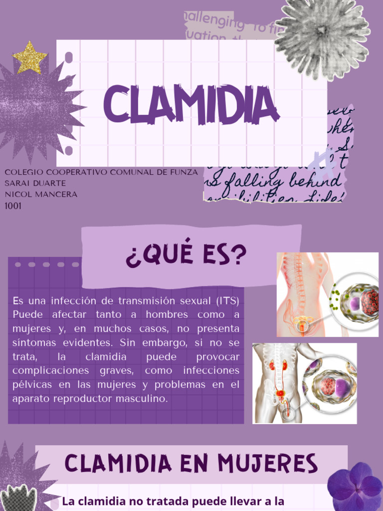 Clamidia: Síntomas y Complicaciones | PDF | Especialidades Medicas ...