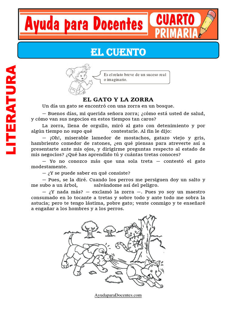 El Cuento para Cuarto de Primaria | PDF
