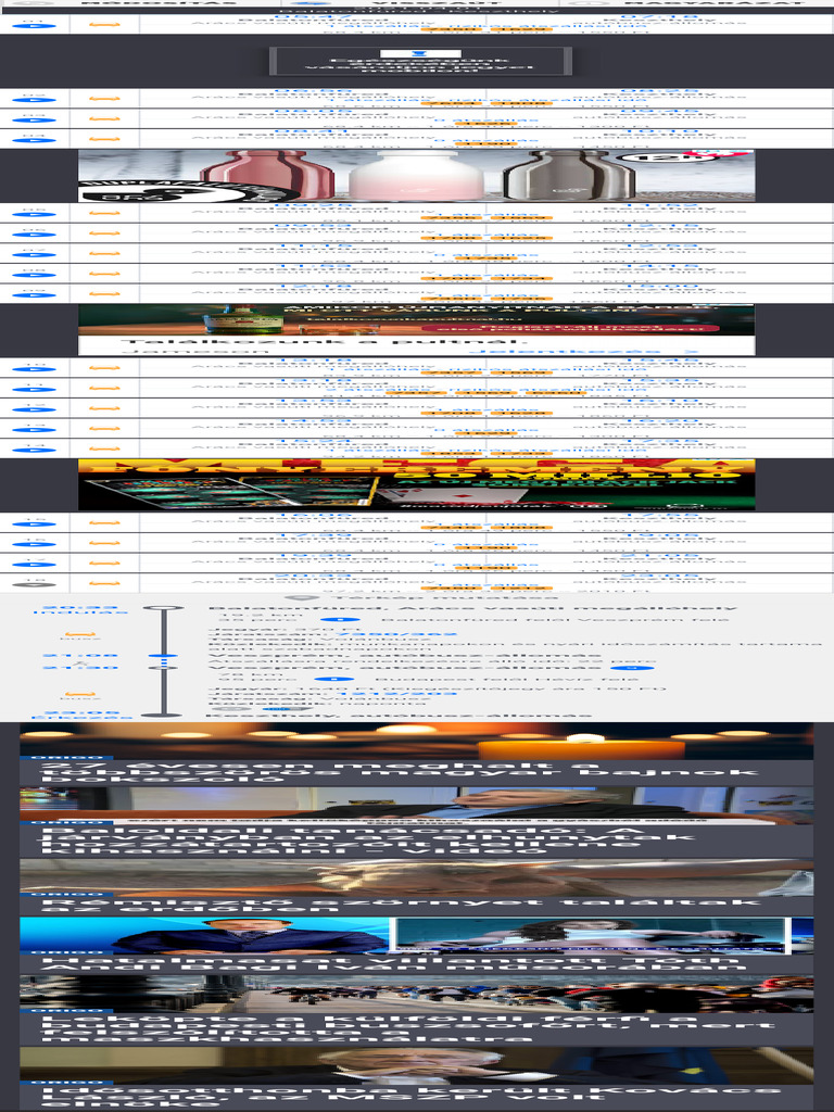 Menetrendek Hu | PDF