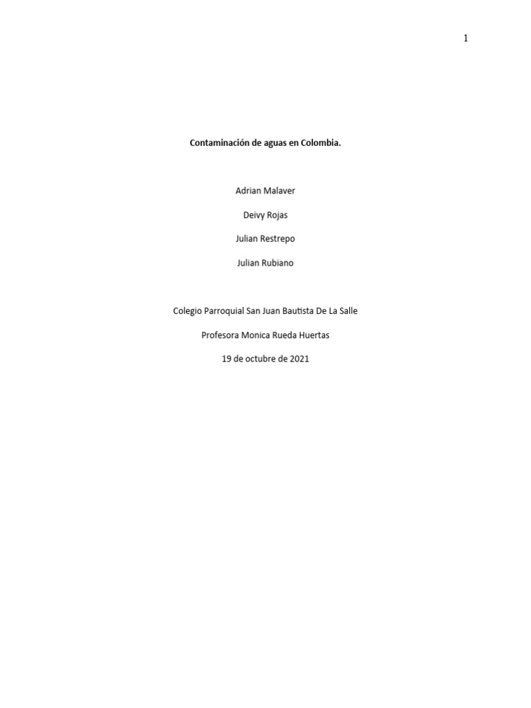 normas-apa-ejemplo-portada-estudiante | PDF | Agua | Contaminación