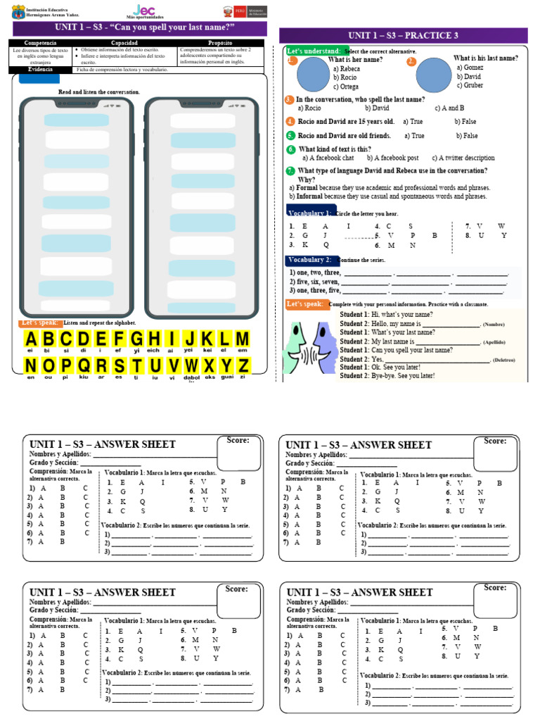 Unit 1 - Reading 3 - Ciclo Vii - 2023 | PDF | Human Communication ...