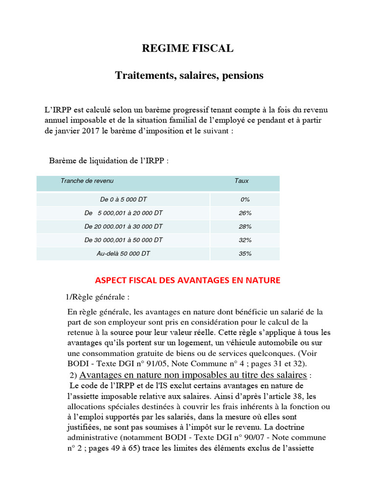 Cumul Annuel Imposable et IRPP | PDF | Impôt sur le revenu | Salaires