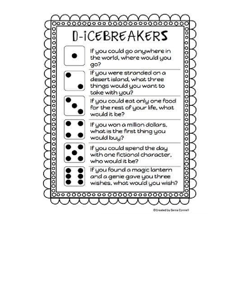 Icebreakers | PDF