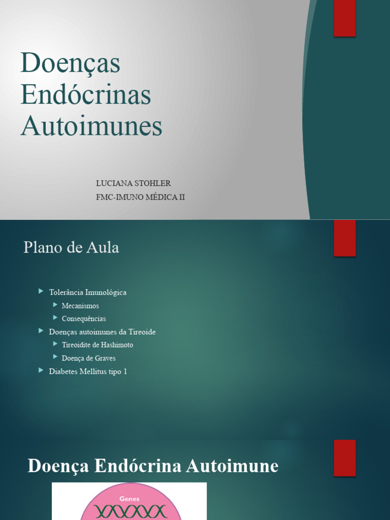 Doenças Autoimunes Endócrinas e Tolerância | PDF | Autoimunidade | Célula T
