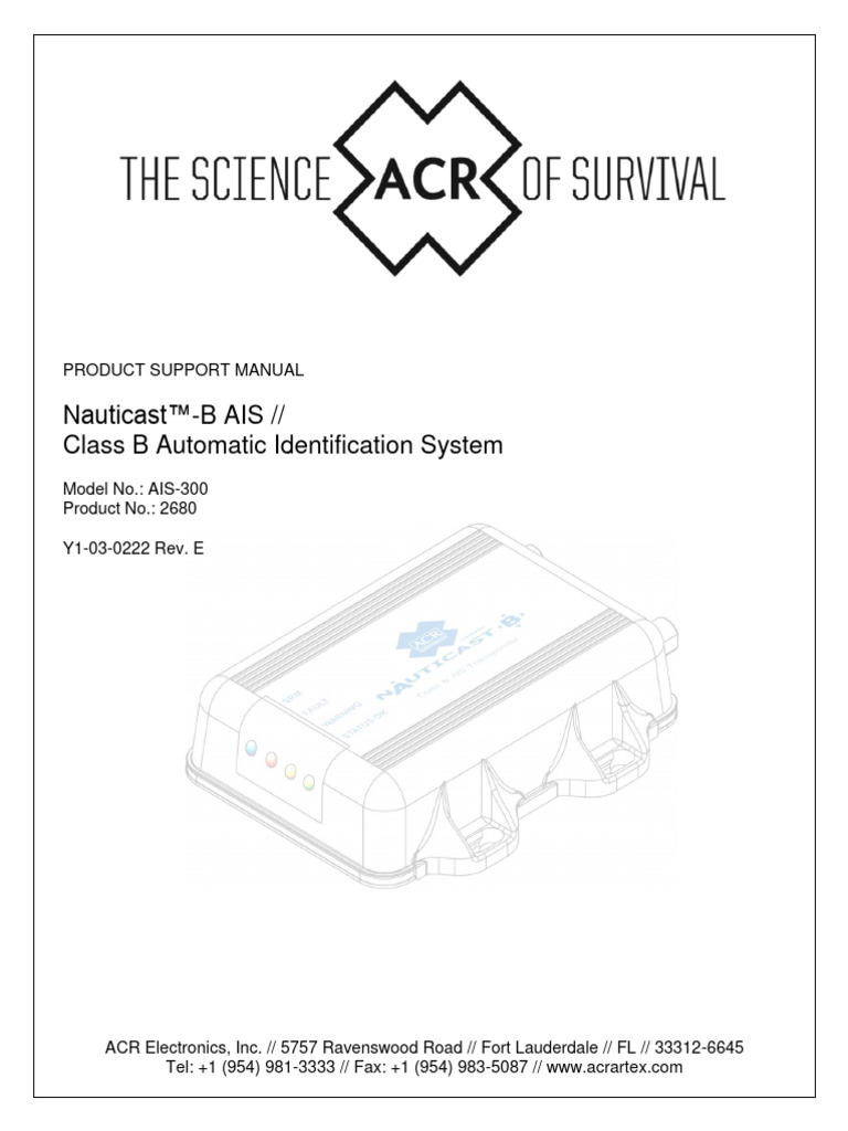 ACR Nauticast AIS 300 Manual | PDF | Installation (Computer Programs ...