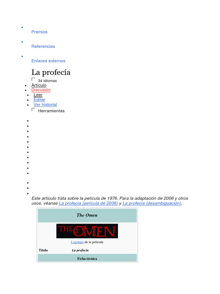 La Profecía 2 | PDF