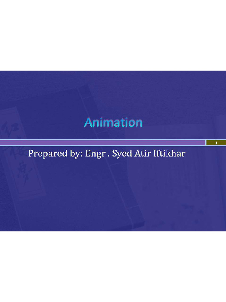 Animation | PDF