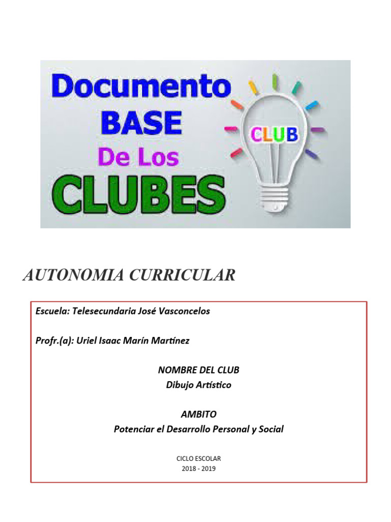 Autonomia Curricular | PDF | Evaluación | Dibujo