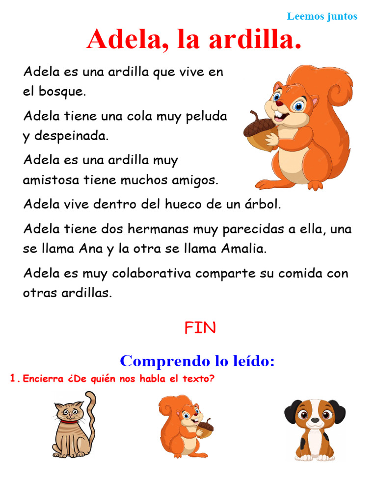 Adela La Ardilla | PDF