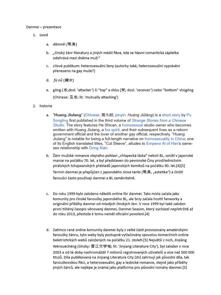 Danmei | PDF