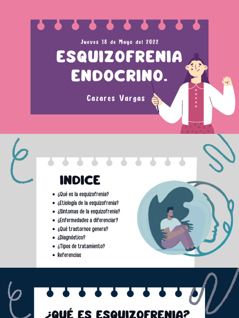 Esquizofrenia: síntomas y tratamientos | PDF | Esquizofrenia | Psicosis