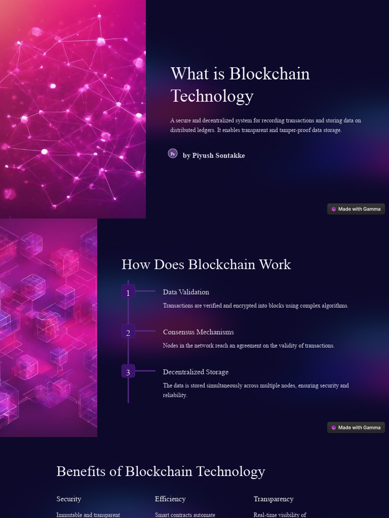 What Is Blockchain Technology | PDF