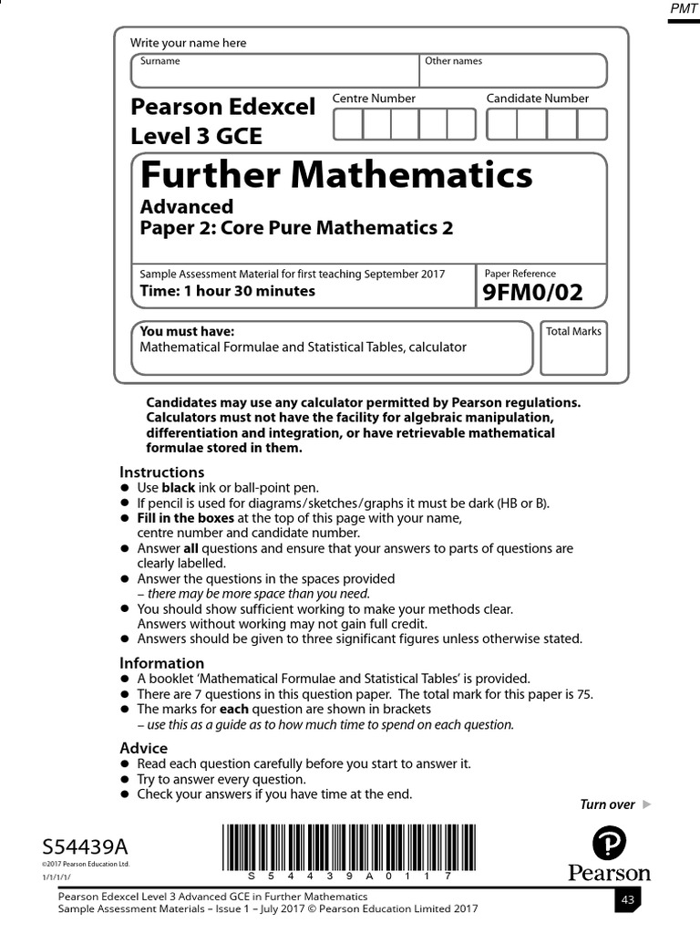 Sample QP-3 | PDF | Mathematics | Calculator
