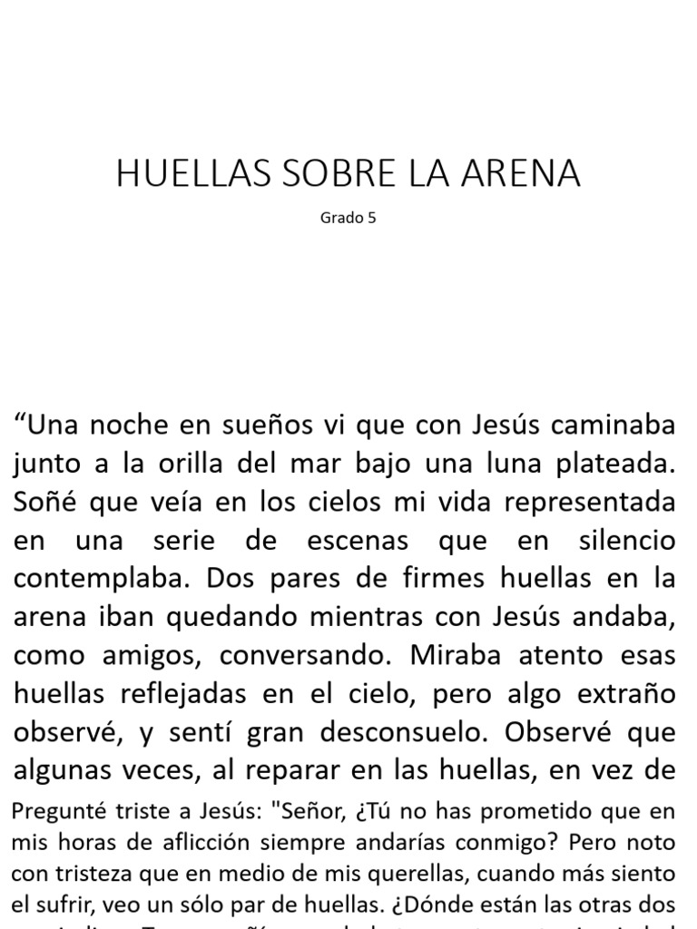 Huellas Sobre La Arena | PDF
