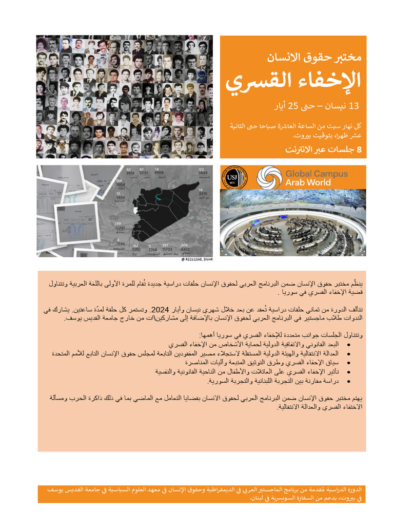 Leaflet Human Rights Lab Syria | PDF