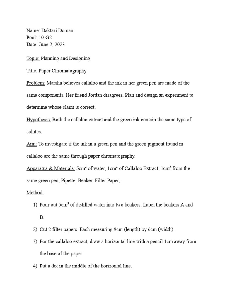 Daktari Doman - Assignment - Sba Graded - Plan & Design - Green ... Daktari Doman - Assignment - Sba Graded - Plan & Design - Green ...