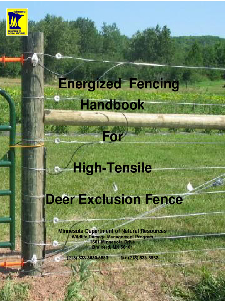 Energized Fencing Handbook | PDF | Insulator (Electricity) | High Voltage