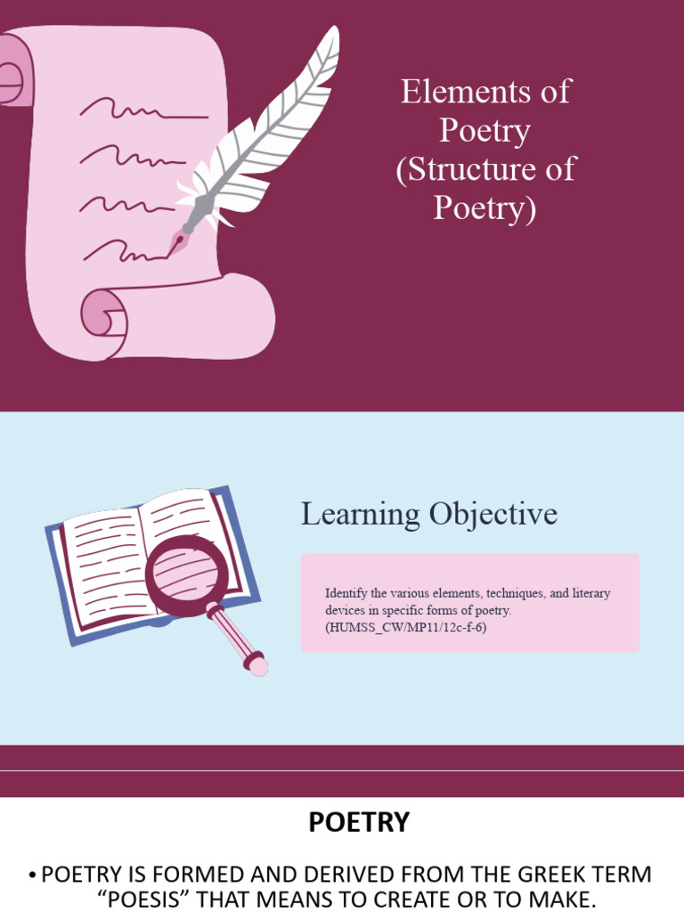 ELEMENTS-OF-POETRY_084841 | PDF | Poetry | Sonnets