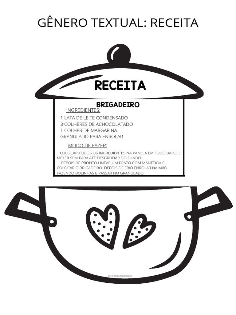 Gênero Textual Receita | PDF Gênero Textual Receita | PDF