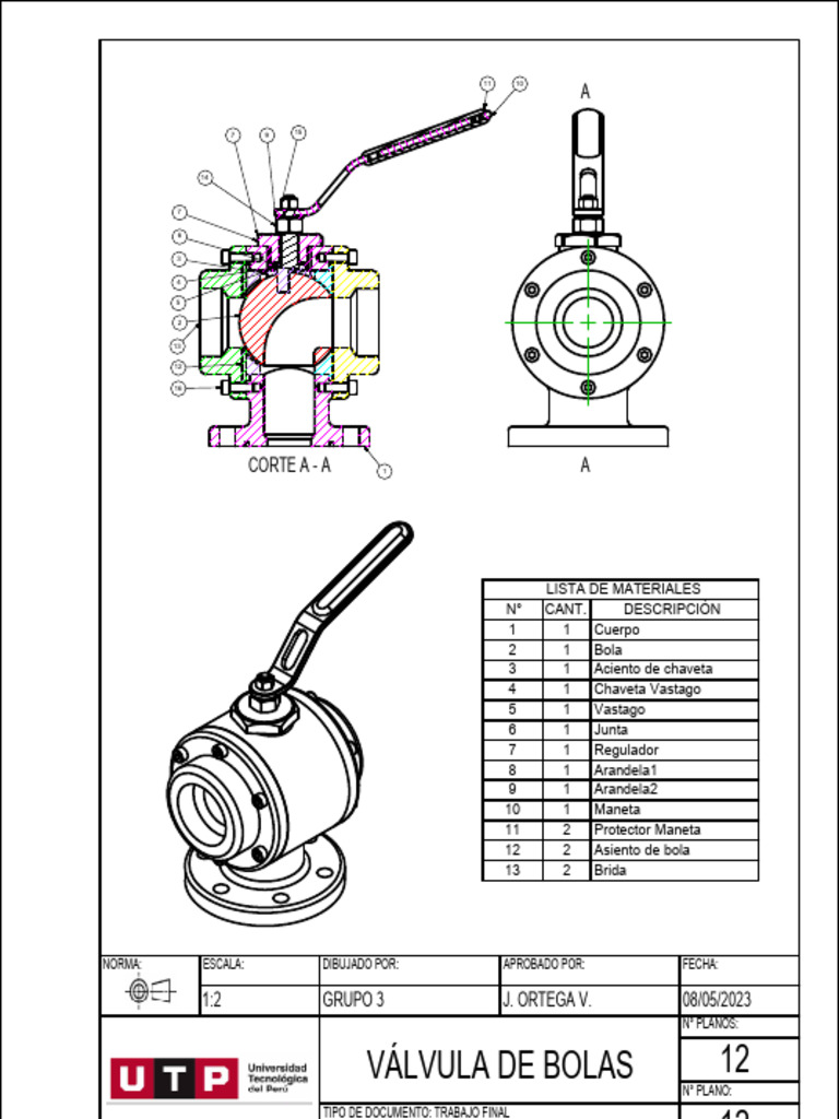 Plano de Ensamble | PDF