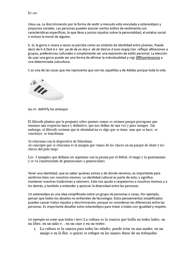 Identidad y Cultura | PDF | Estereotipos | Psicología Social
