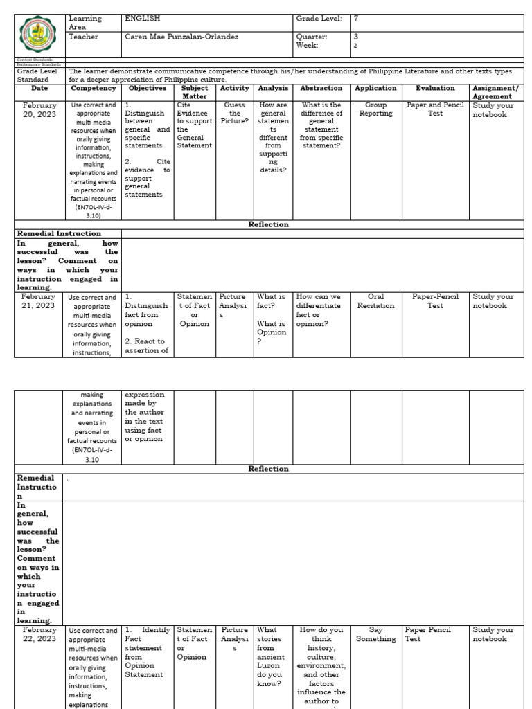Q3 WEEK 2 | PDF | Learning | Cognition