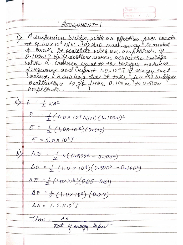 Phy Assignment 1 | PDF