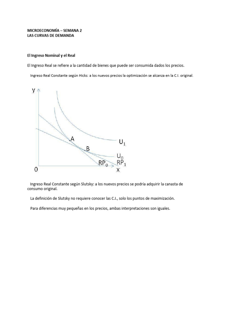 Las Curvas de Demanda | Descargar gratis PDF | Curva de demanda ...