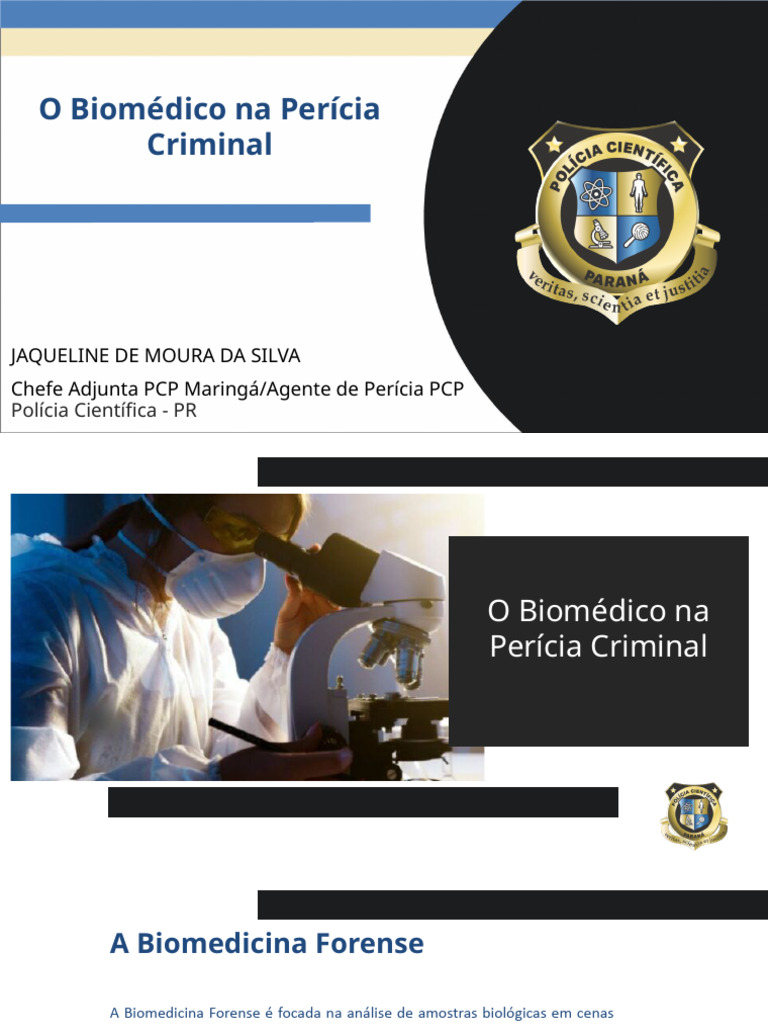 O Papel do Biomédico na Perícia Criminal | PDF | Testemunha ...