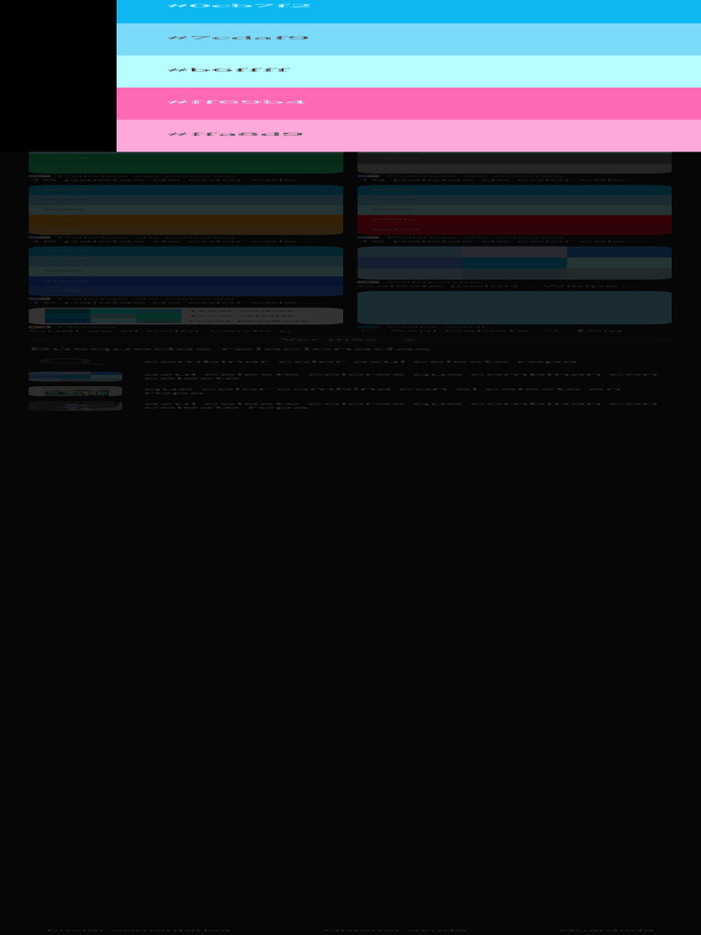 Colores Que Combinen Con Celeste - Buscar Con Google | PDF
