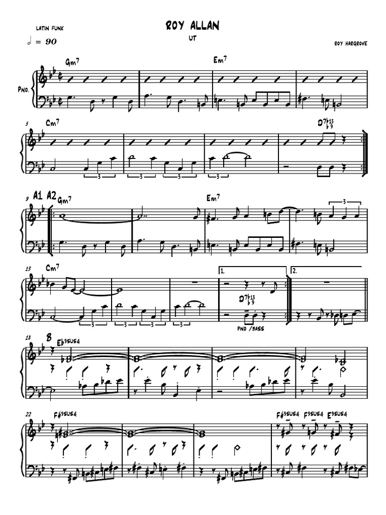 Roy Allan UT BB Eb Clé FA | PDF