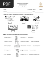 NAT Answer Sheets and School Header For g3 g6 Y4 PDF | PDF