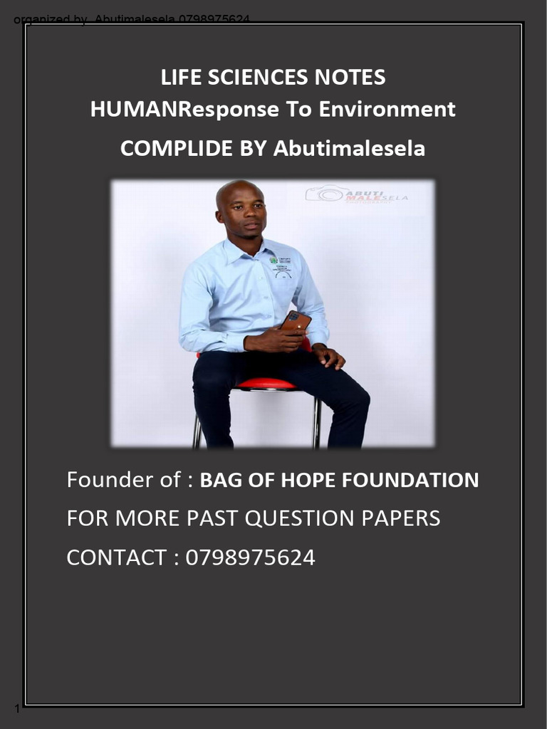 Life Sciences Notes-1 | PDF | Nervous System | Neuron