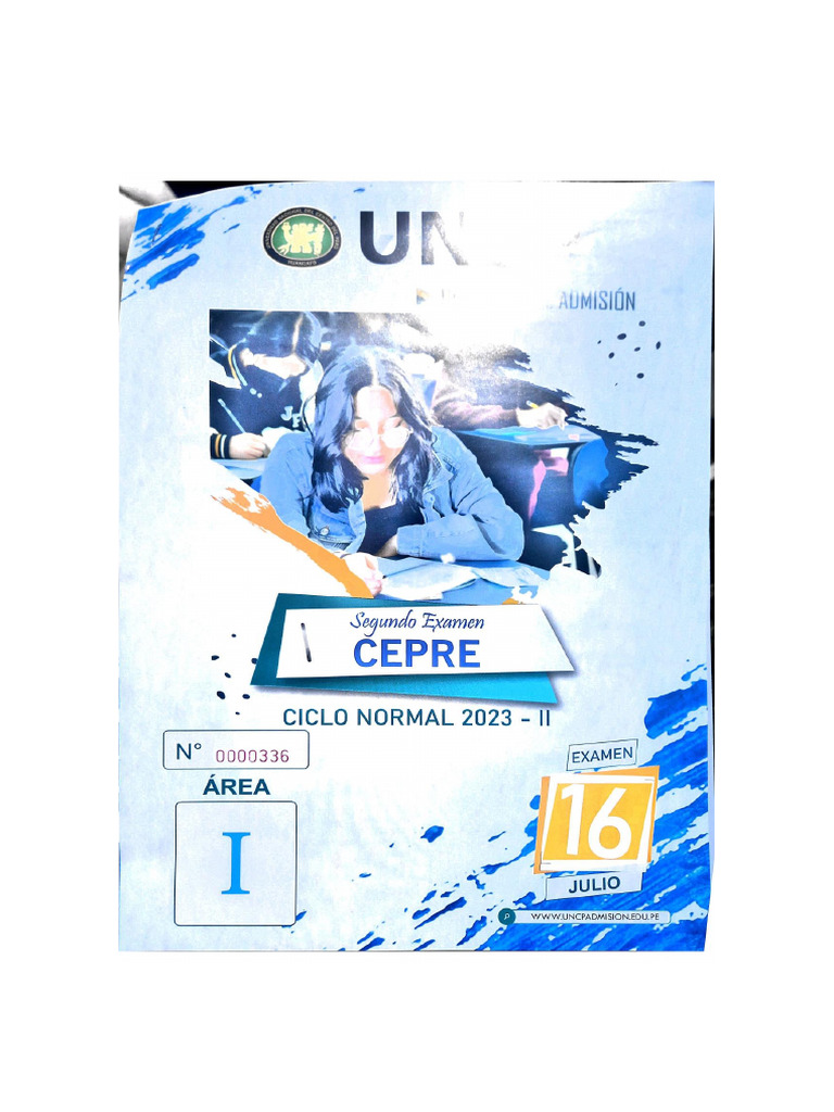 Examenes Completos Hoy Cepre (1) 2 Examenes | PDF