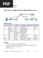 4.1.1.10 Packet Tracer - Configuring Extended ACLs Scenario 1 - Instructor | PDF | File Transfer ...