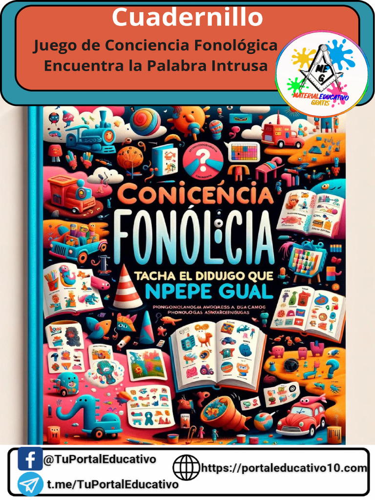 Juego de Conciencia Fonológica Encuentra la Palabra Intrusa ...