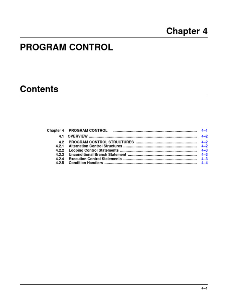 4 - Program Control | PDF | Control Flow | Boolean Data Type 4 - Program Control | PDF | Control Flow | Boolean Data Type