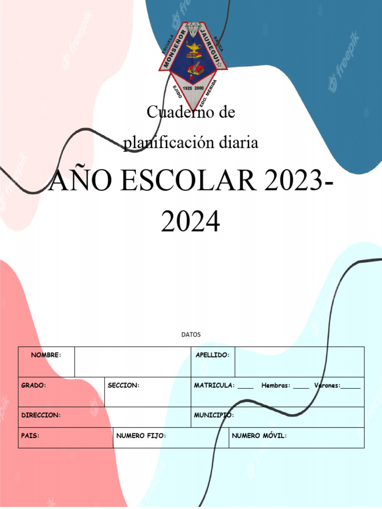 Cuaderno de Planificacion Diaria | PDF | Cognición