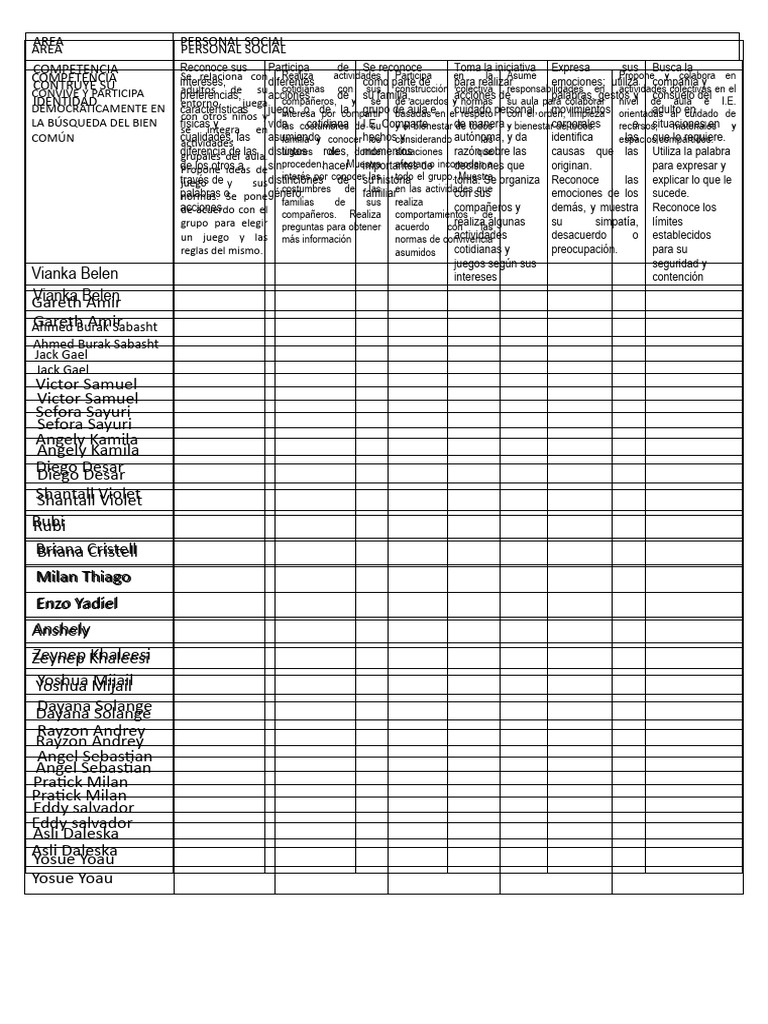 Fichas De Evaluacion Diagnostica Pdf Salón De Clases Adultos 5935