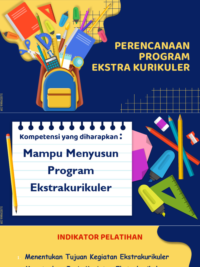 Perencanaan Ekstrakurikuler | PDF