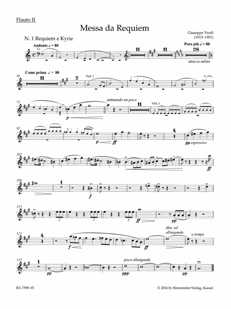 02-Verdi-Requiem-Flauta 2 | PDF