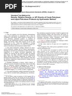 Astm d1298 | PDF | Density | Petroleum