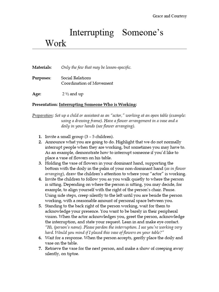 G and C 2 Interrupting | PDF | Behavioural Sciences | Psychology