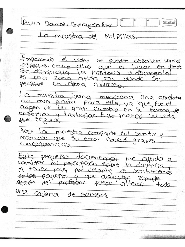 La Maestra de Milpillas | PDF